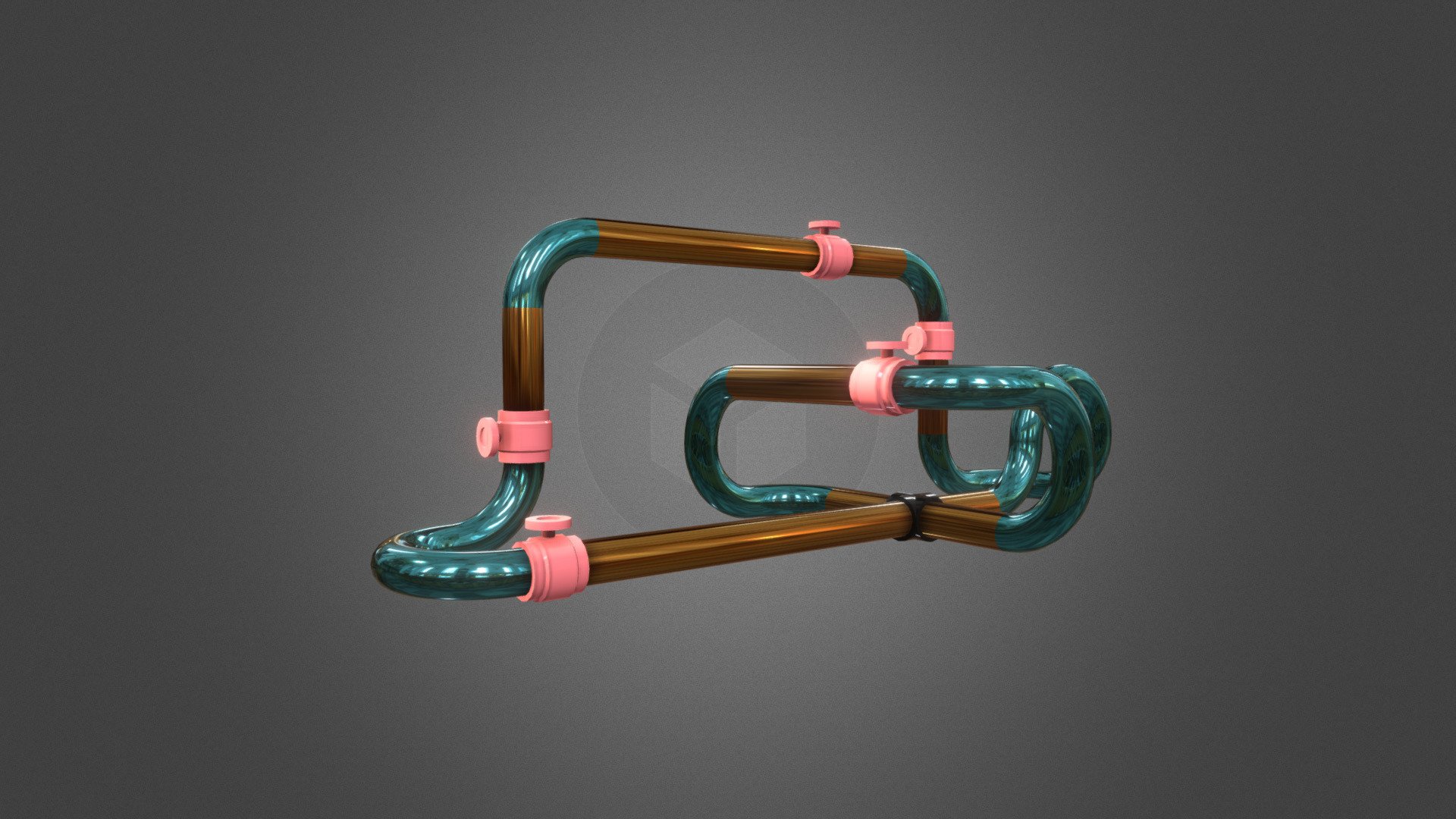 Pipes - 3D model by Sierra (@3dsierra) [5a5f4d9] - Sketchfab