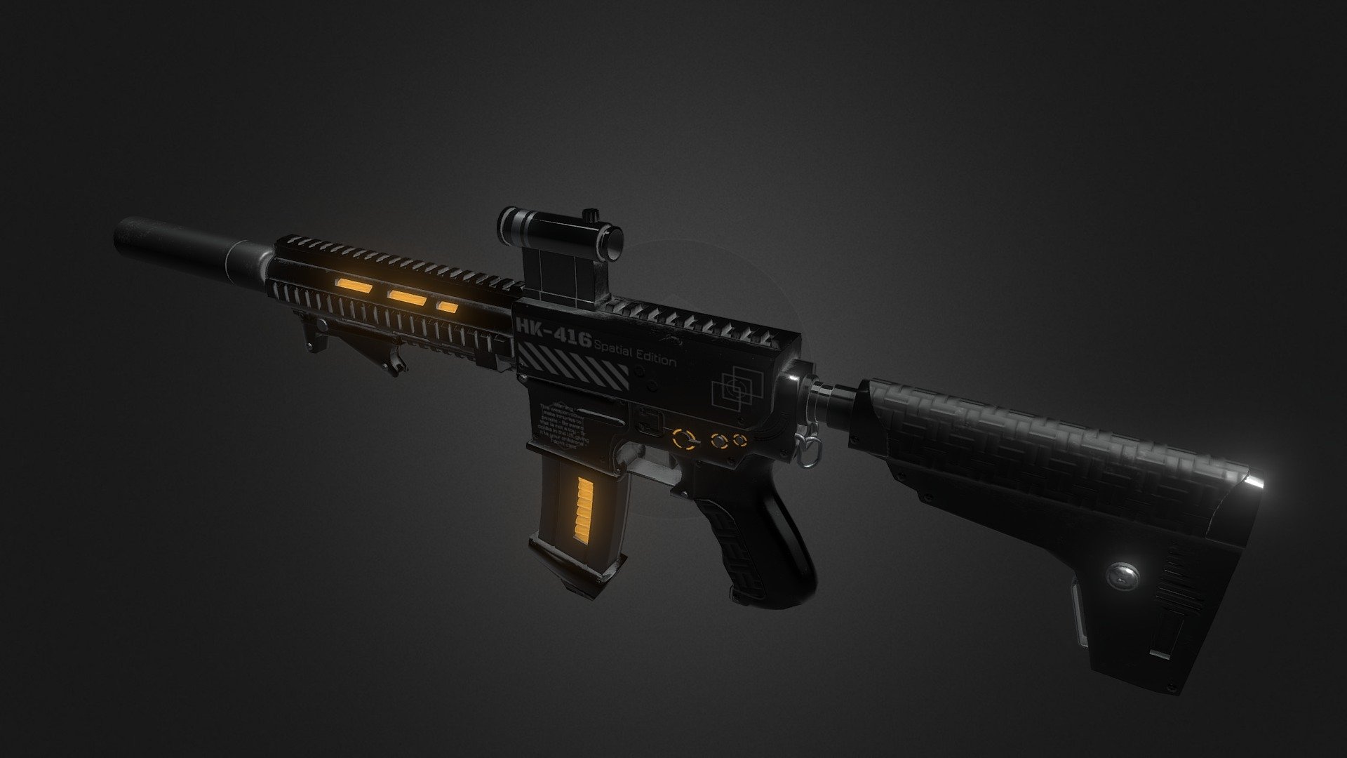 "Space" Gun - WIP Test - 3D model by Meulemans Damien (@DanaelOmega ...