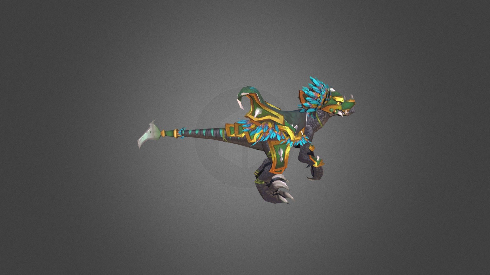 World of Warcraft Black War Raptor Texture Updat - 3D model by liamoart ...