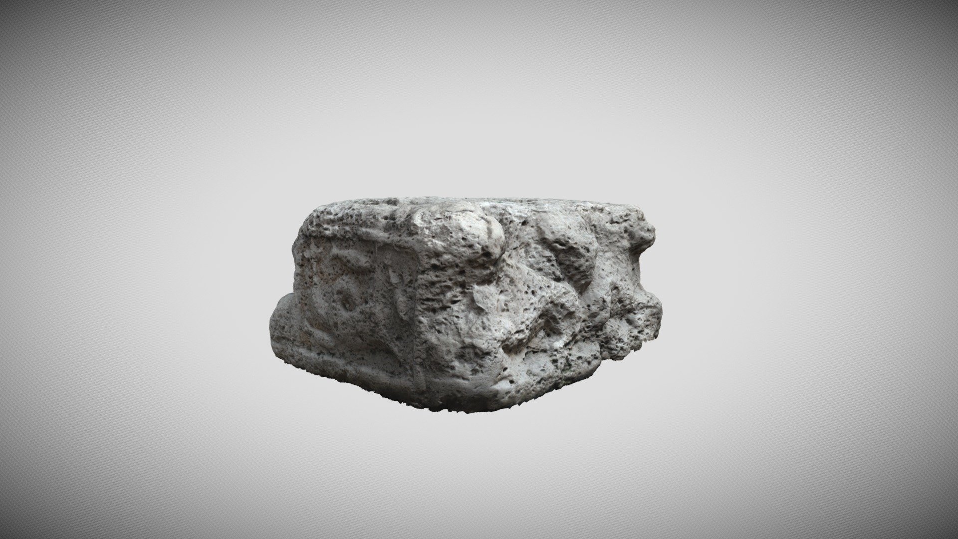 Artifact #35 - Zoomorphic Statue Base - Download Free 3D model by ...
