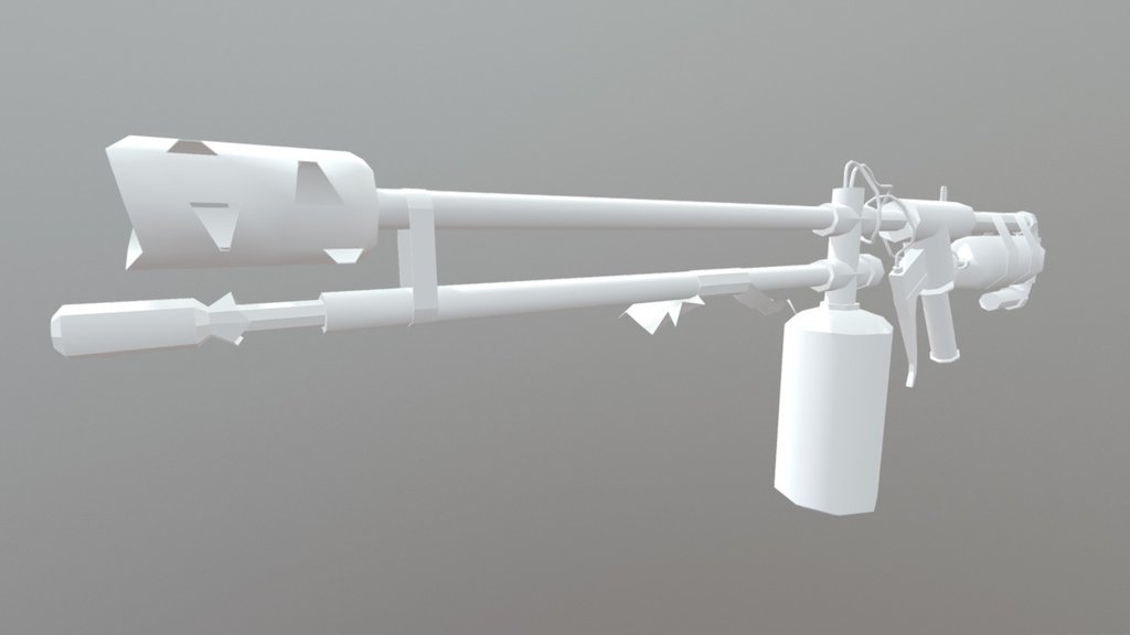 Flamethrower - 3D model by Pedro Perez Ramos (@pedroperez89) [5a64ce1 ...