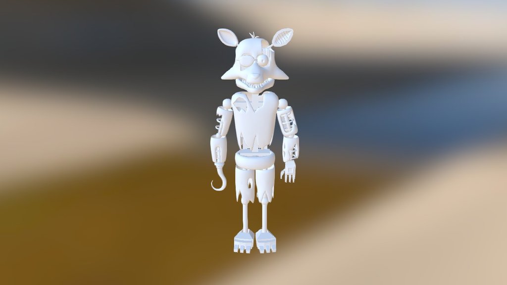 Fnaf-2-foxy - 3D model by bronywilson [5a673fc] - Sketchfab