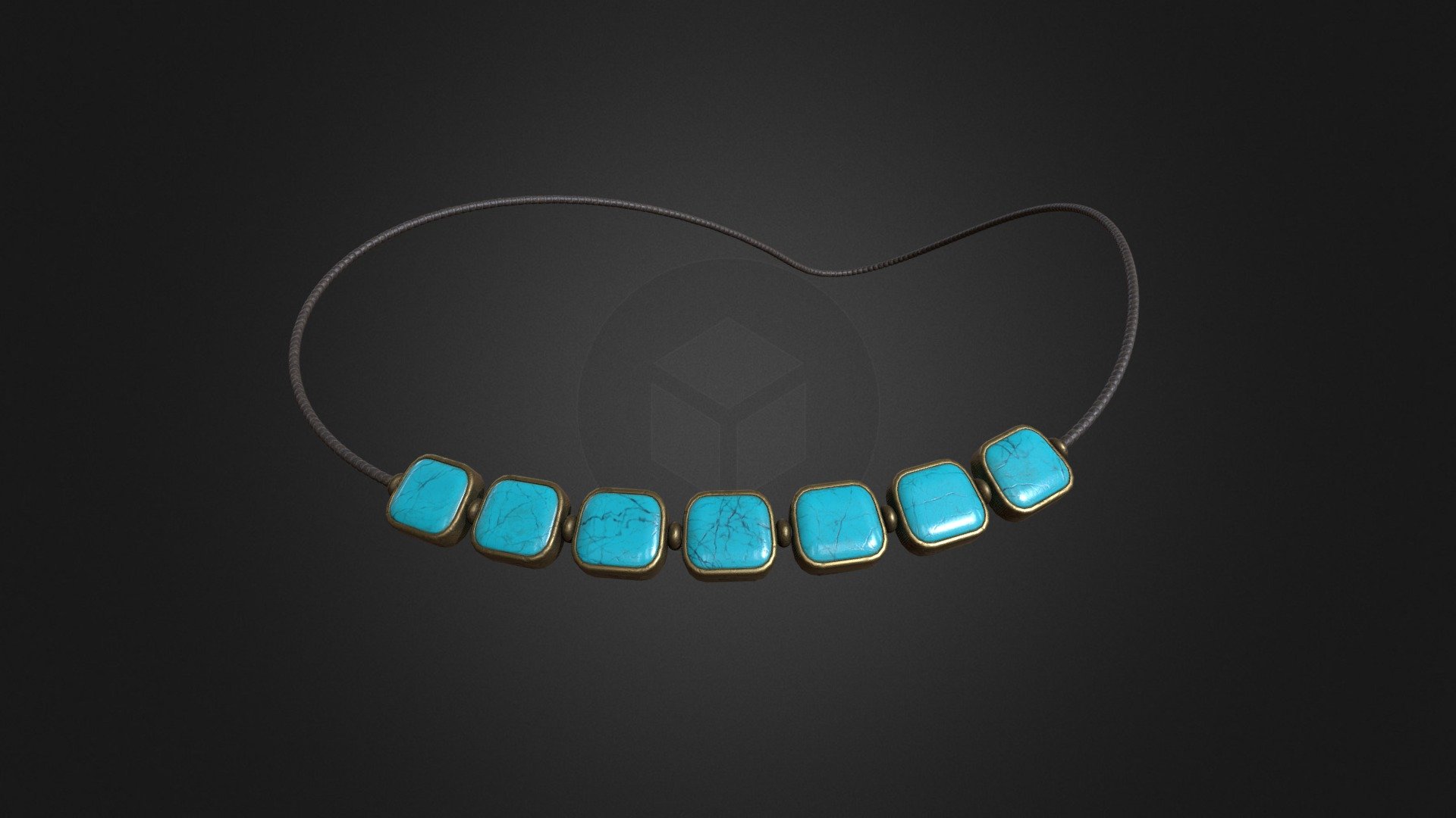 Turquoise Amulet - 3D model by tonken [5a68360] - Sketchfab