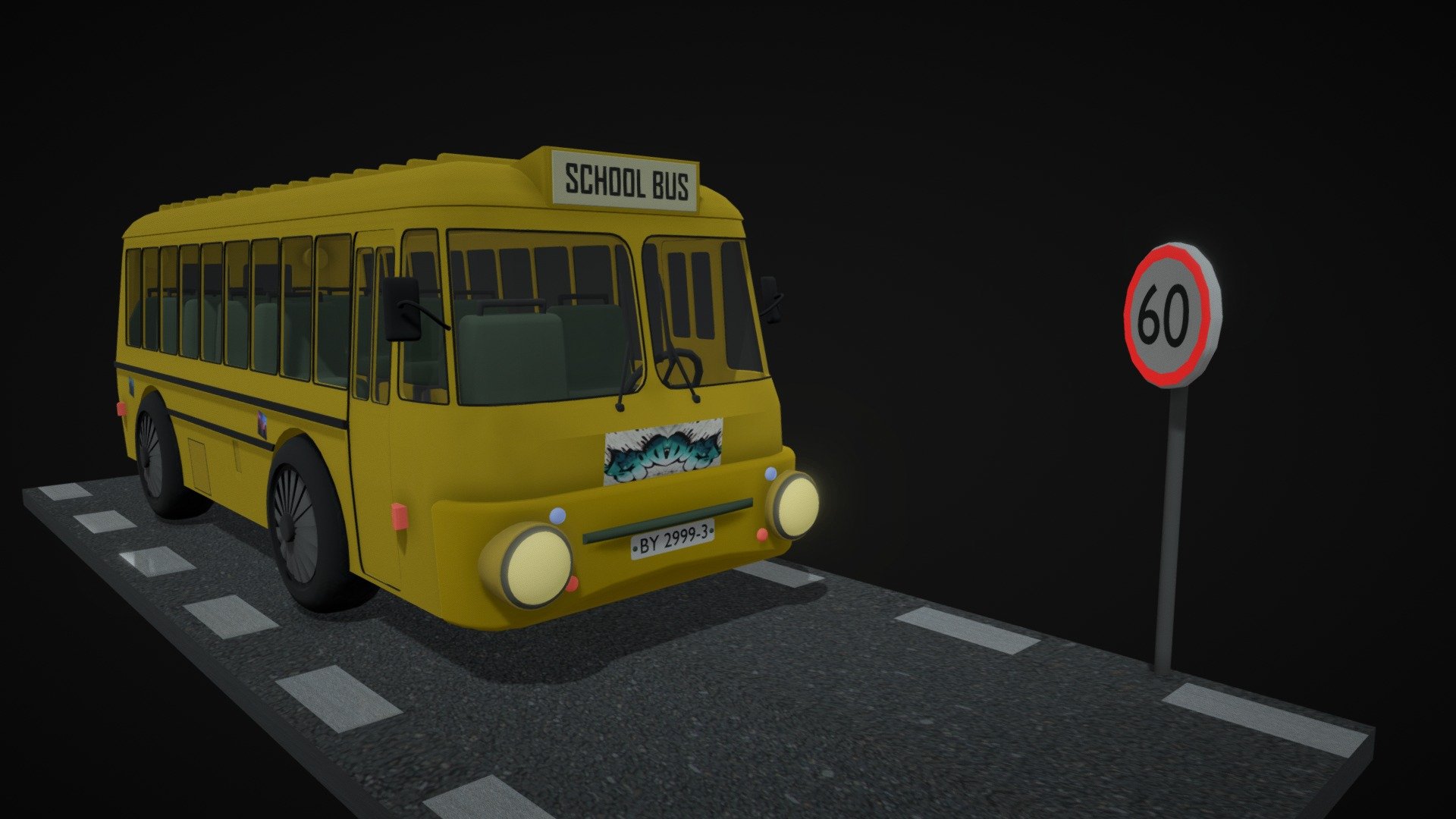 School bus - Download Free 3D model by shkatulochka (@kycokcaxara ...