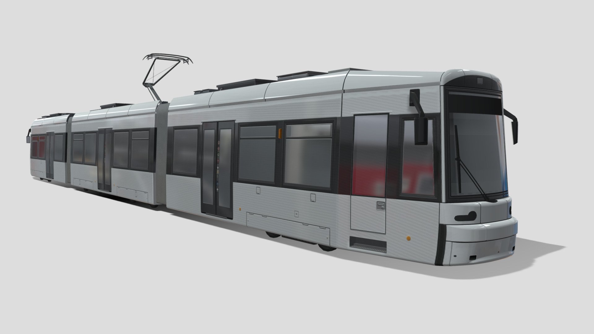 Flexity Classic 100 Series Tram - Plain Livery - Buy Royalty Free 3D ...