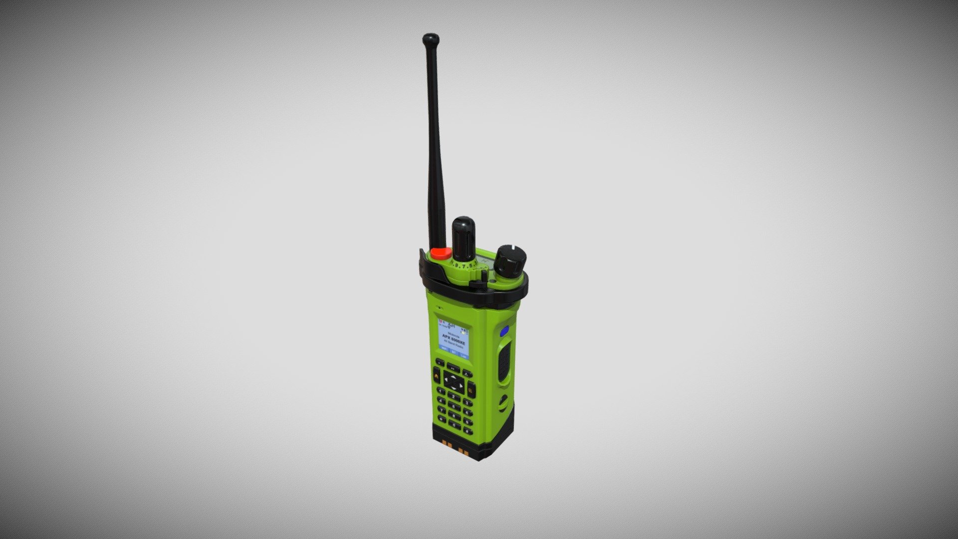 Firefighter Walkie-Talkie - 3D model by Saular [5a6aa3b] - Sketchfab