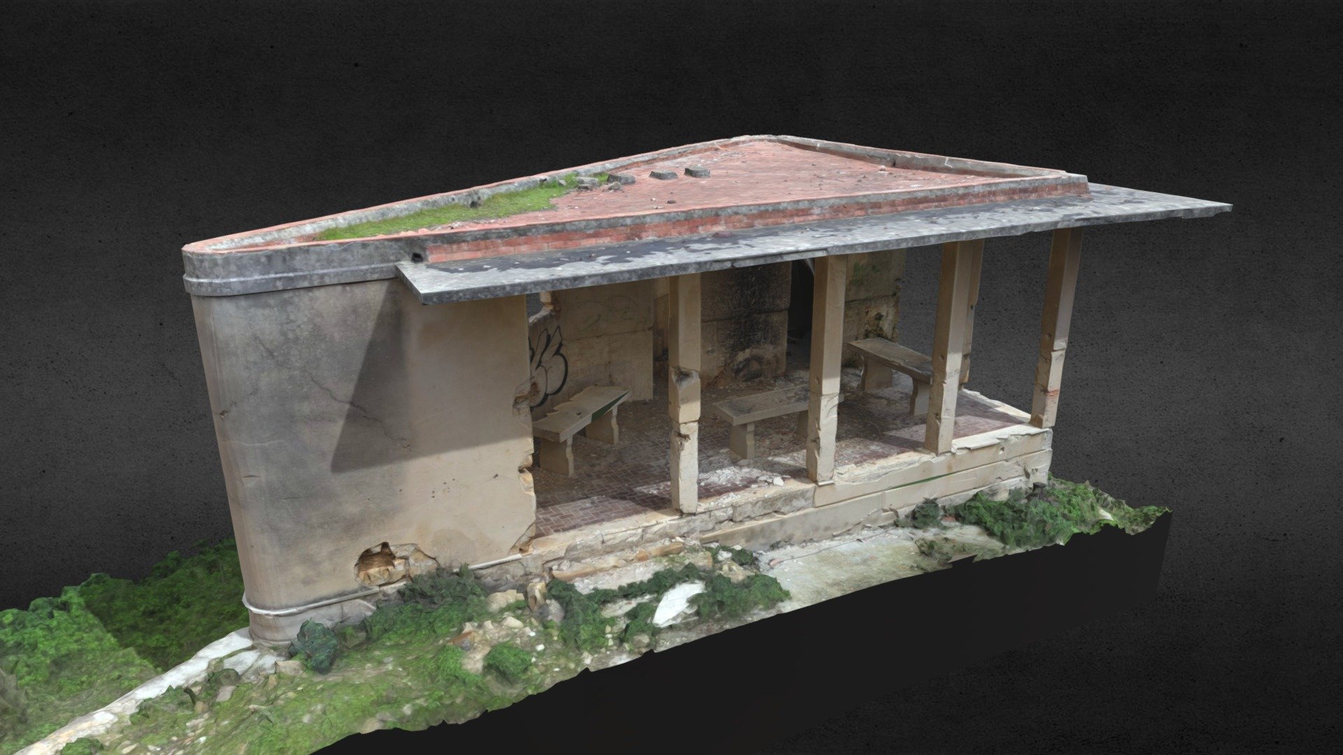 Abandoned-Building-Triangle-4 - Buy Royalty Free 3D model by Marius ...