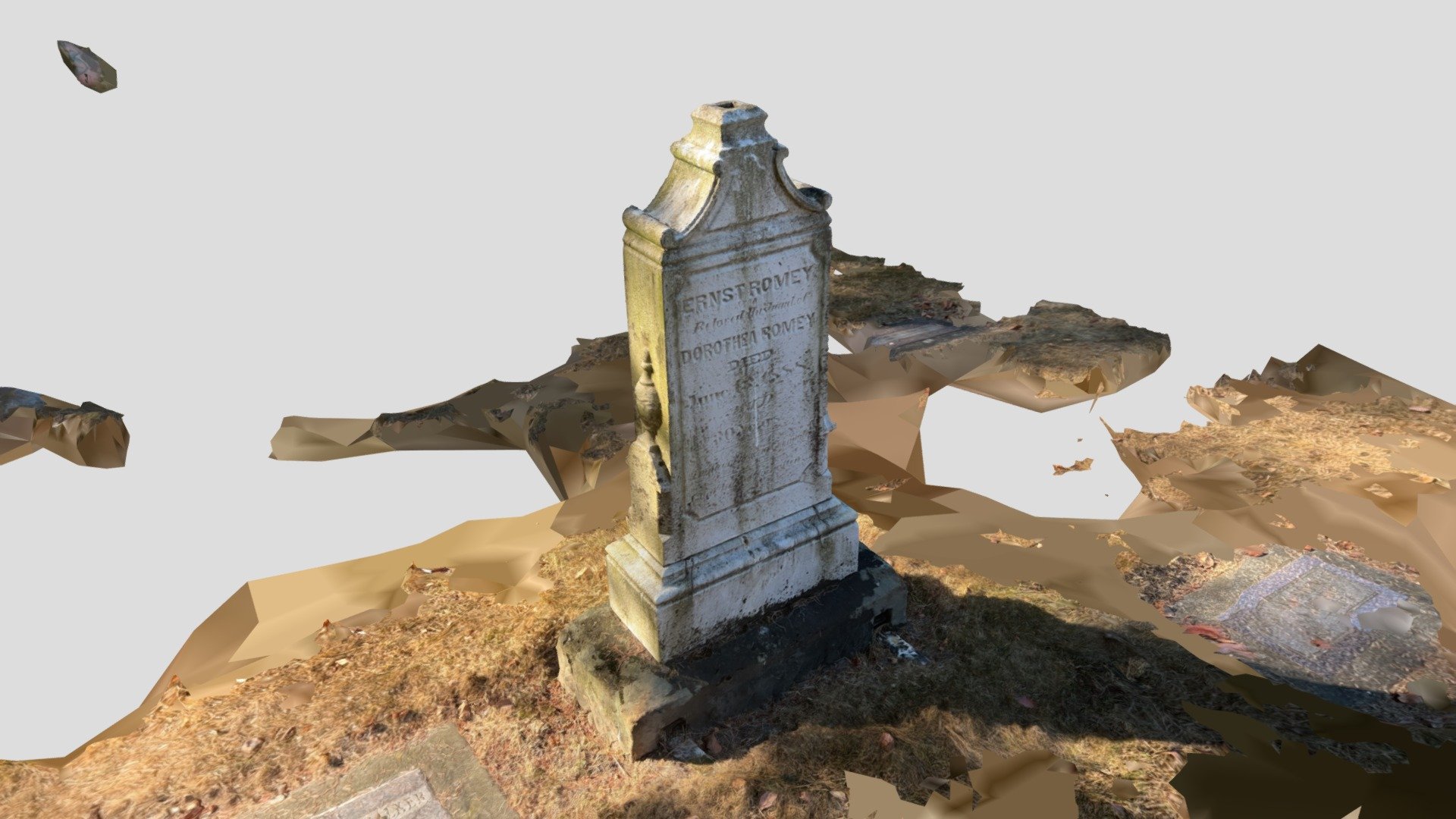 Thin tombstone - 3D model by Reo Creative Scanning ...
