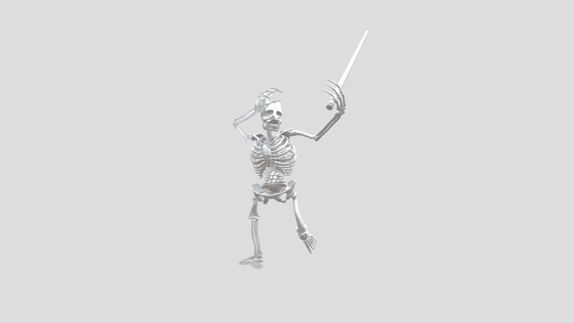 Skeleton Monster - Download Free 3D model by ProcreateFX [5a6d7c3 ...