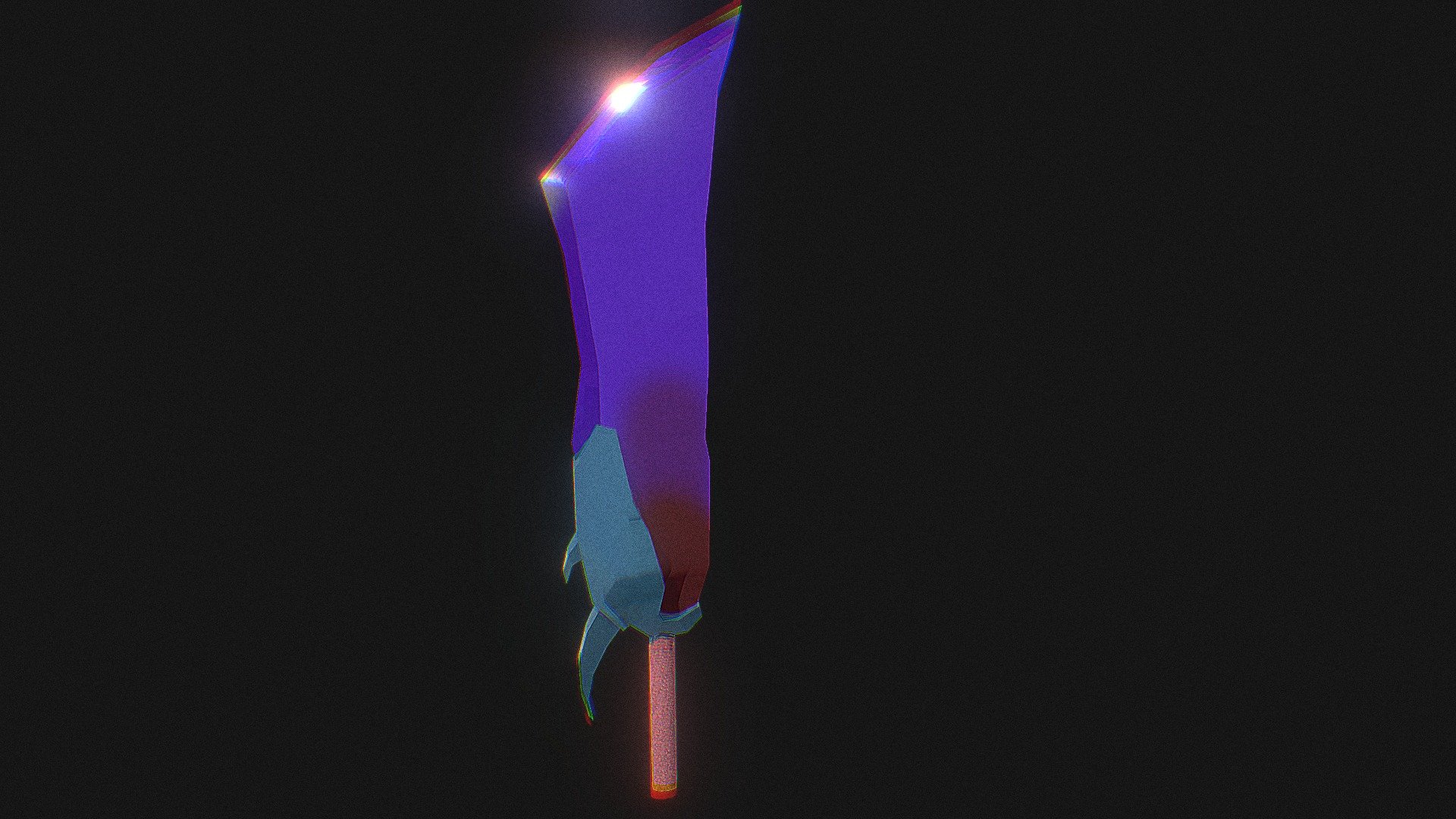 Aleatory Purple Sword - 3D model by KonMoeBu [5a6f1be] - Sketchfab
