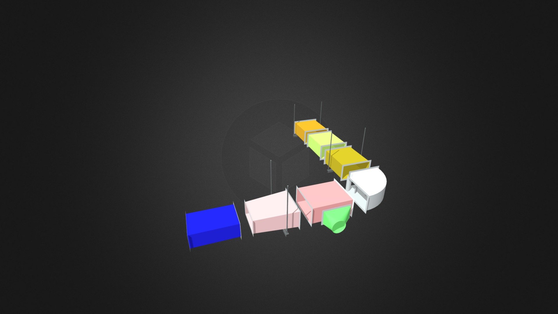 Rectangular Duct System - 3D model by New England Tech Air (@techair ...