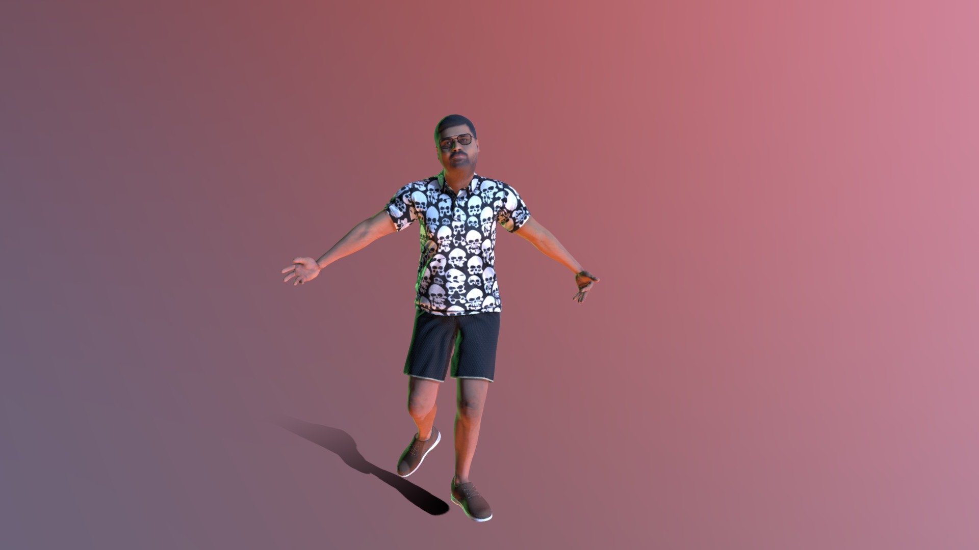 Indian Man- Music DJ - Download Free 3D model by Nodeaxis Interactive ...
