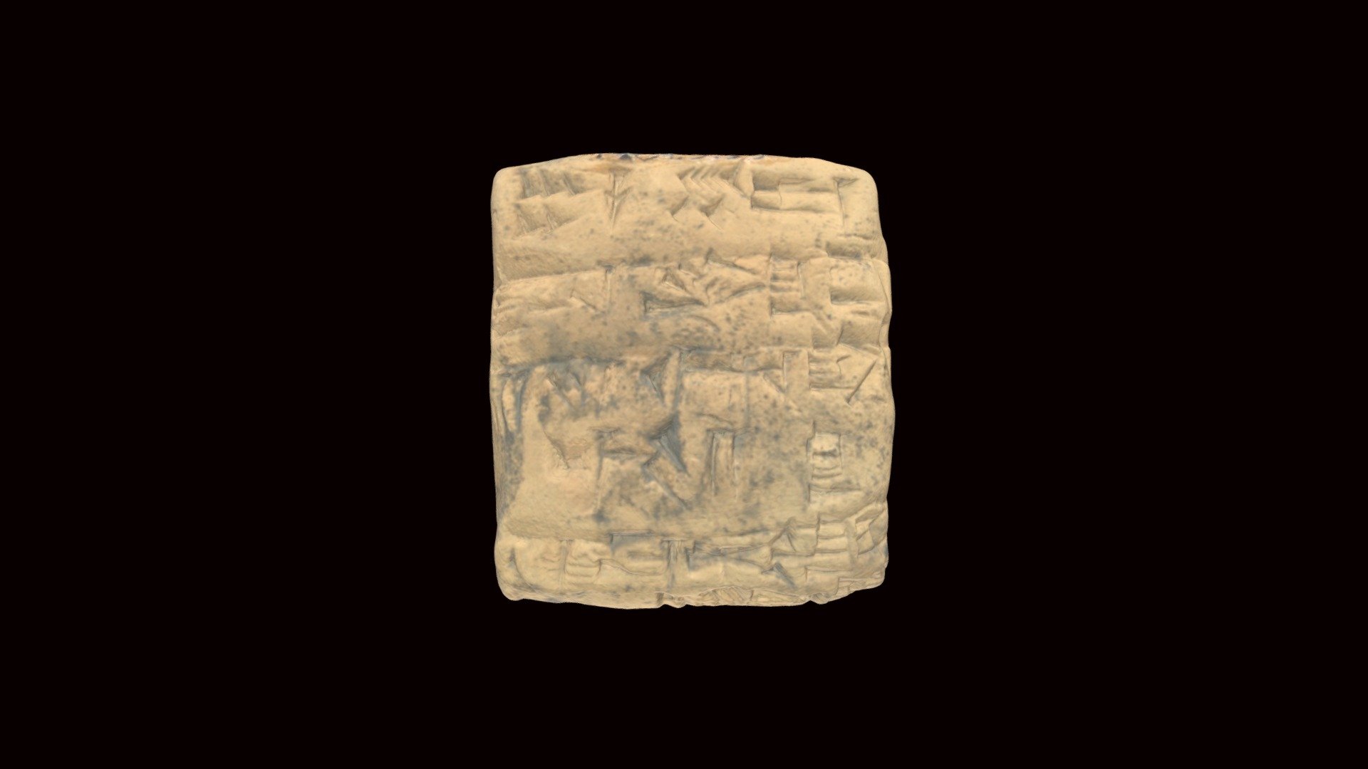 Cuneiform Tablet HMANE1909.5.33 - 3D model by Harvard Museum of the ...
