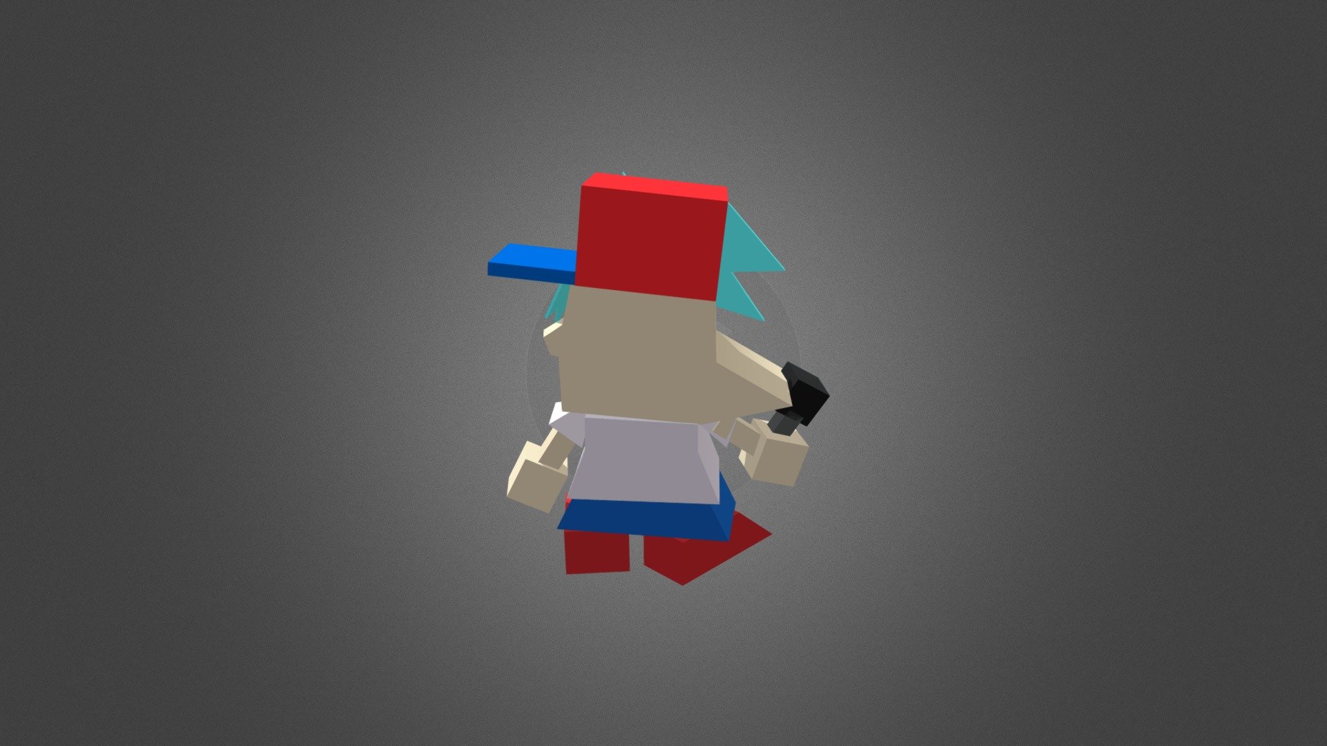 Friday Night Funkin - Boyfriend Low Poly - 3D model by TekiO ...