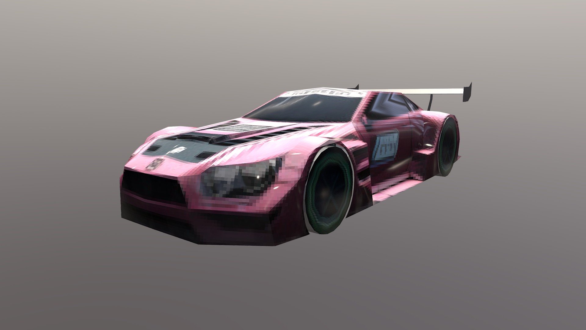 Pink Air GT (PS1 Low Poly) - Download Free 3D model by lesfar [5a7a407 ...