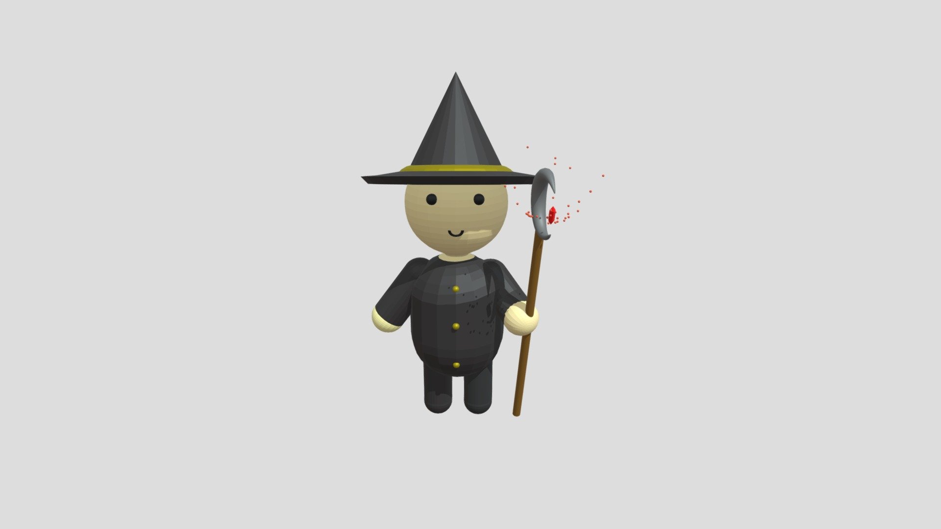 wizard - 3D model by cHowarth [5a7c905] - Sketchfab