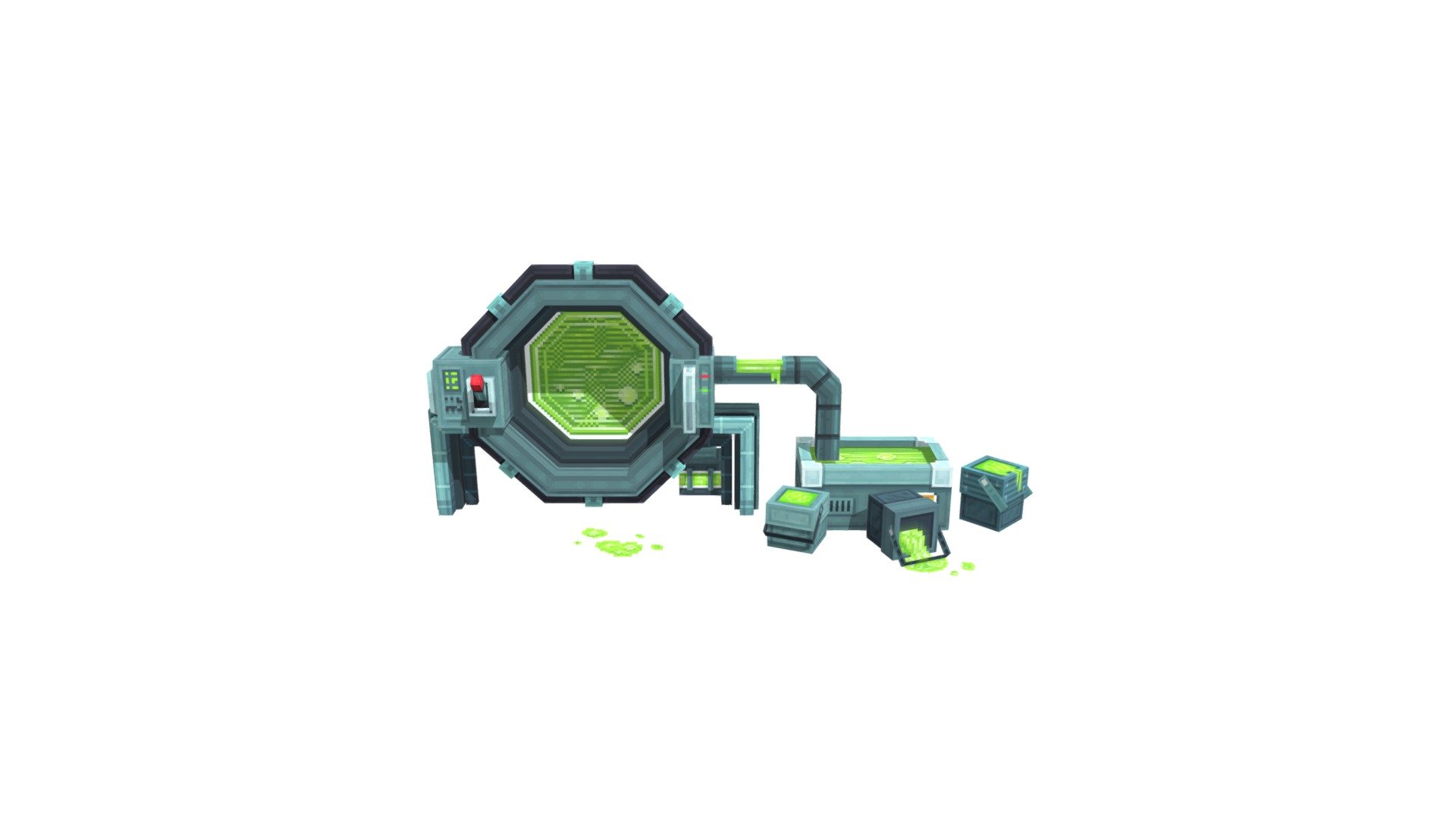 Technology Portal - 3D model by Striga (@krasnave) [5a7cc37] - Sketchfab