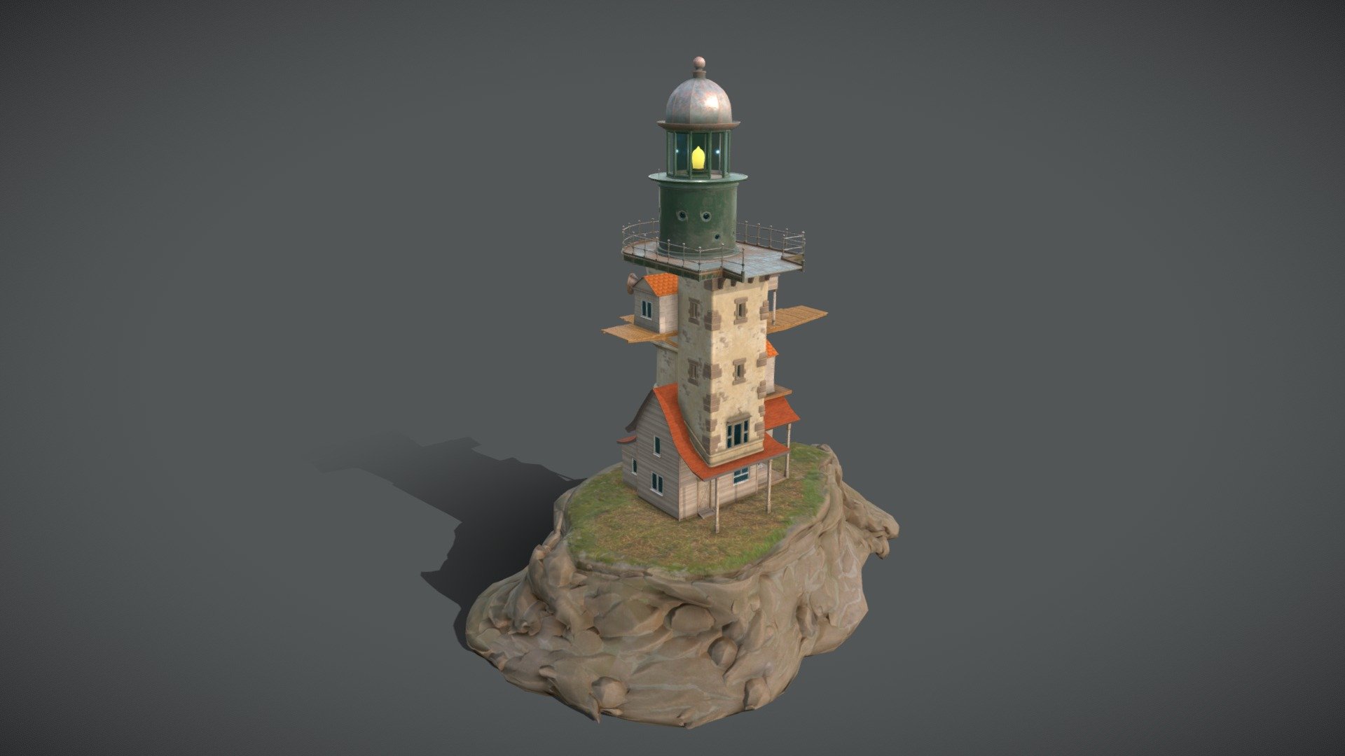 LightHouse Shack - 3D model by mjbissell [5a7ce84] - Sketchfab