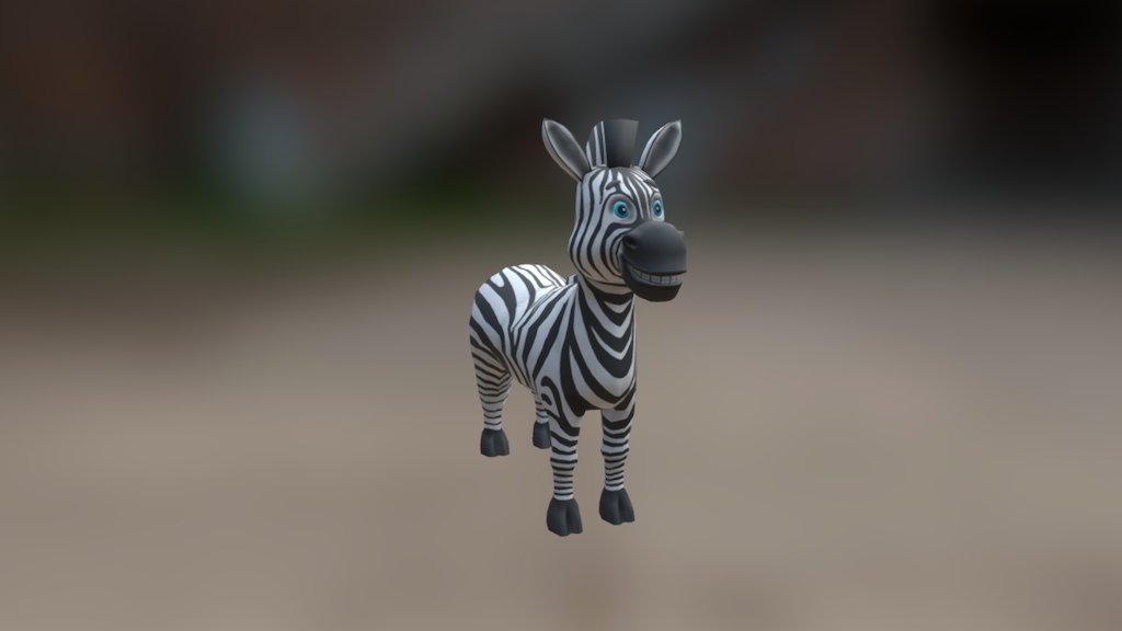 Zebra - 3D model by Malfioz [5a7cfc6] - Sketchfab