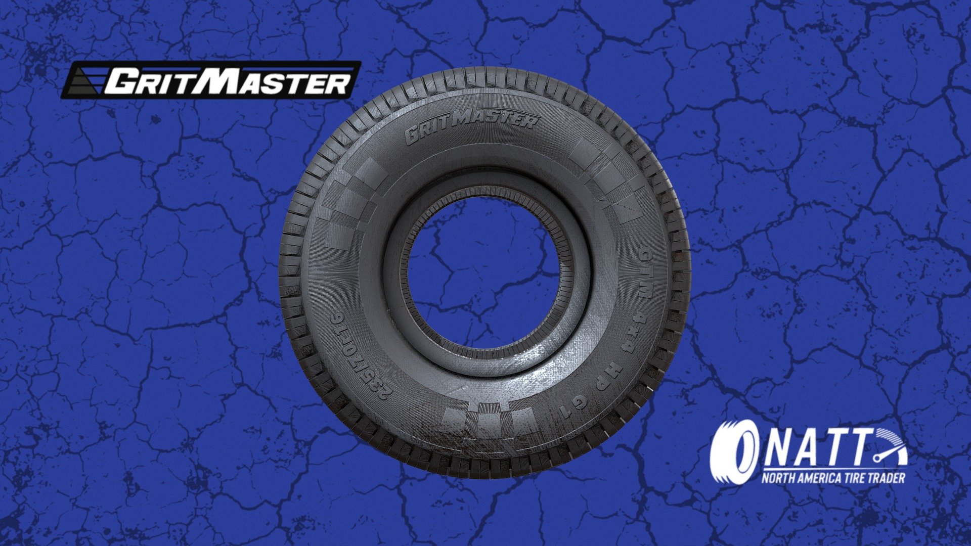 GTM 4X4 HP01 - GRITMASTER - 3D model by Tire Direct (@tire.direct ...