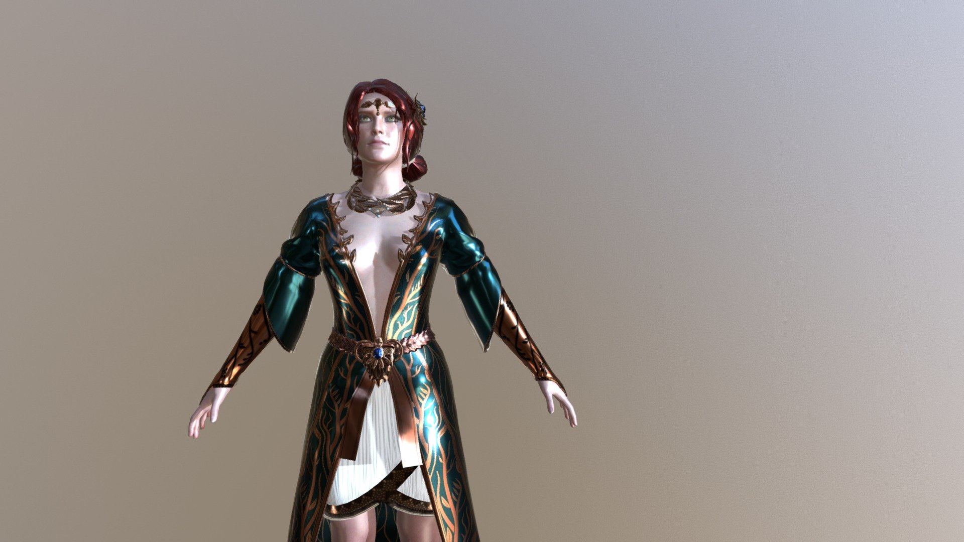 Triss - Download Free 3D model by Ima Gun Di (@imagandaiii) [5a7f144 ...