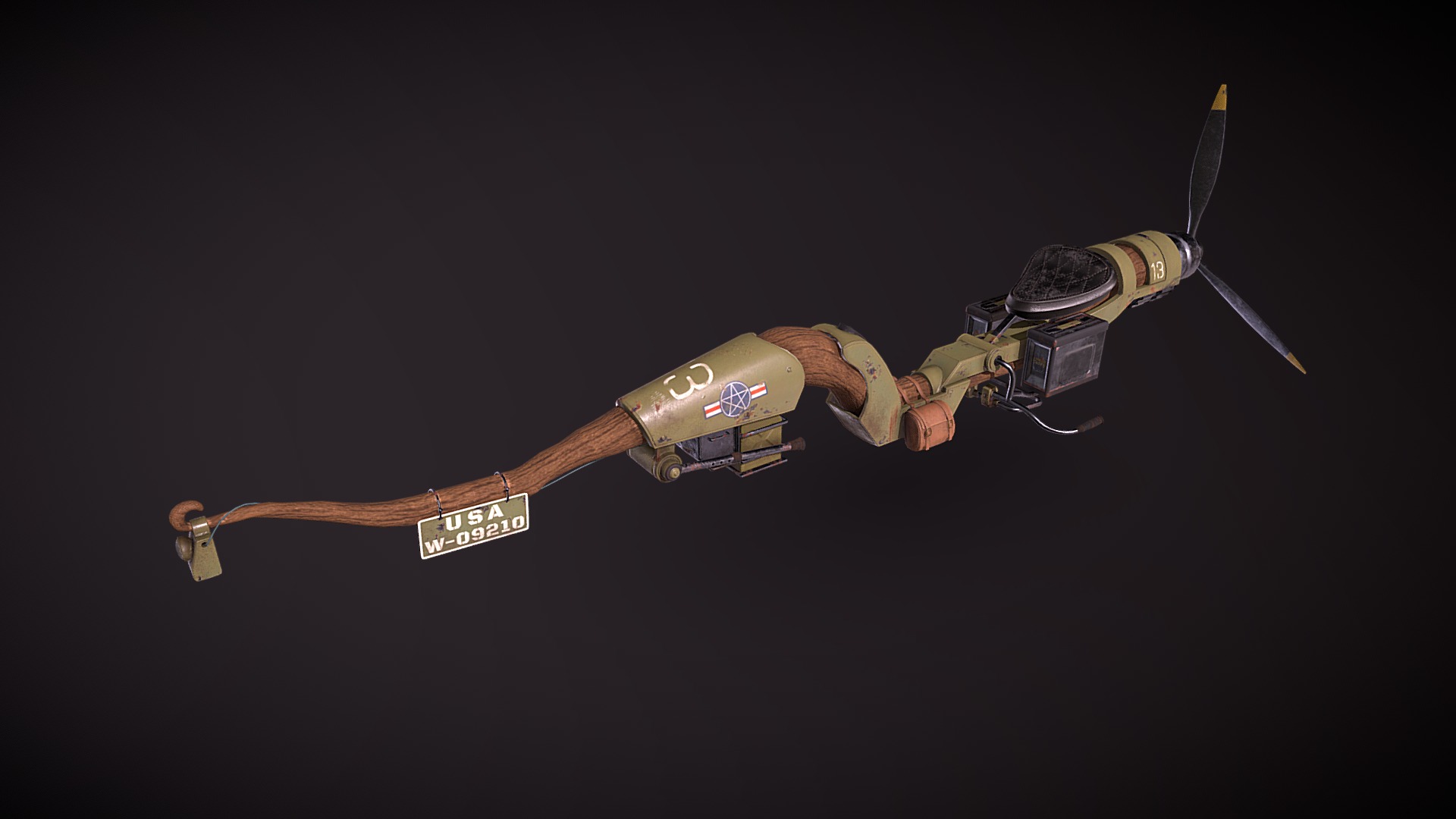 War of the Wicked - WW2 Broom - 3D model by crawlspace [5a7fe53 ...