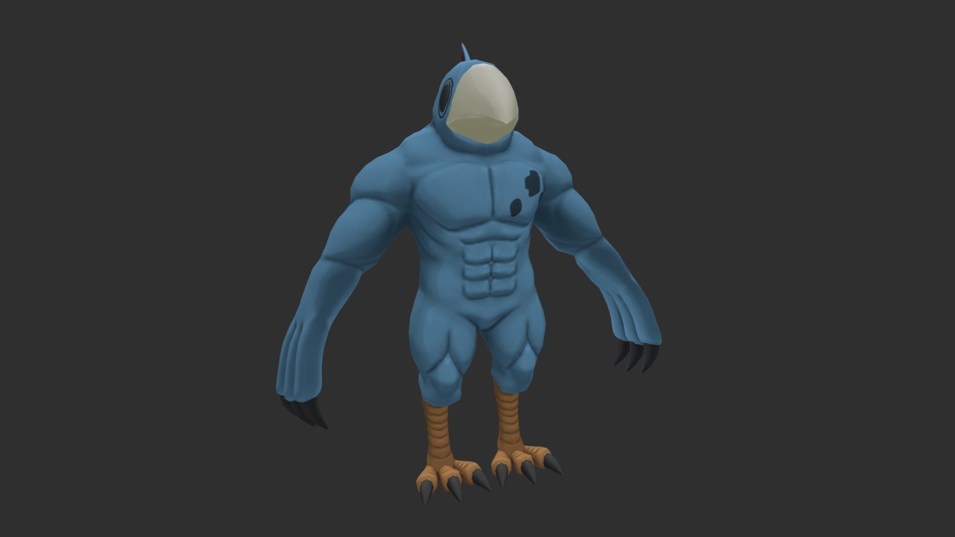 Buffed Blue Demon - 3D model by ‎ (@Holy-War-X) [5a803b7] - Sketchfab