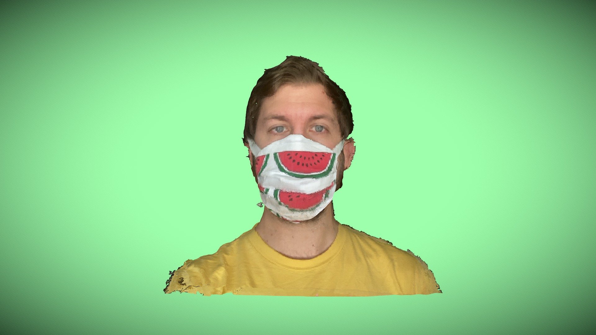 Watermelon face mask - 3D model by elaughli [5a80c51] - Sketchfab