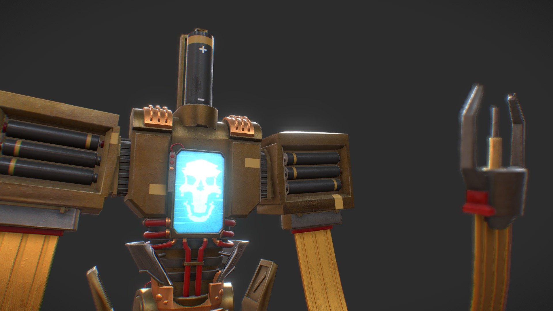 Battery Boy - 3D model by Matthew (@matthew.leiher) [5a80d4d] - Sketchfab