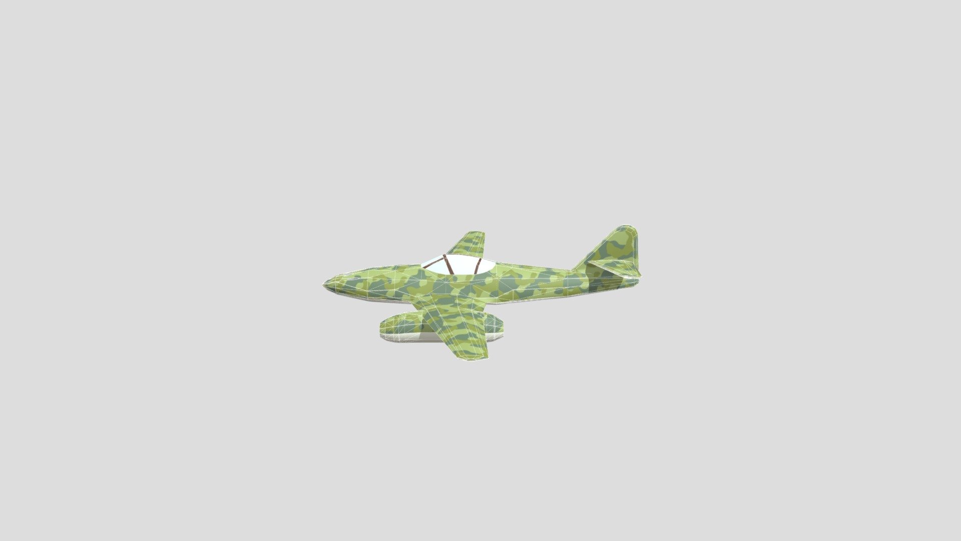 German Messerschmitt Me 262 Schwalbe - Download Free 3D model by ...