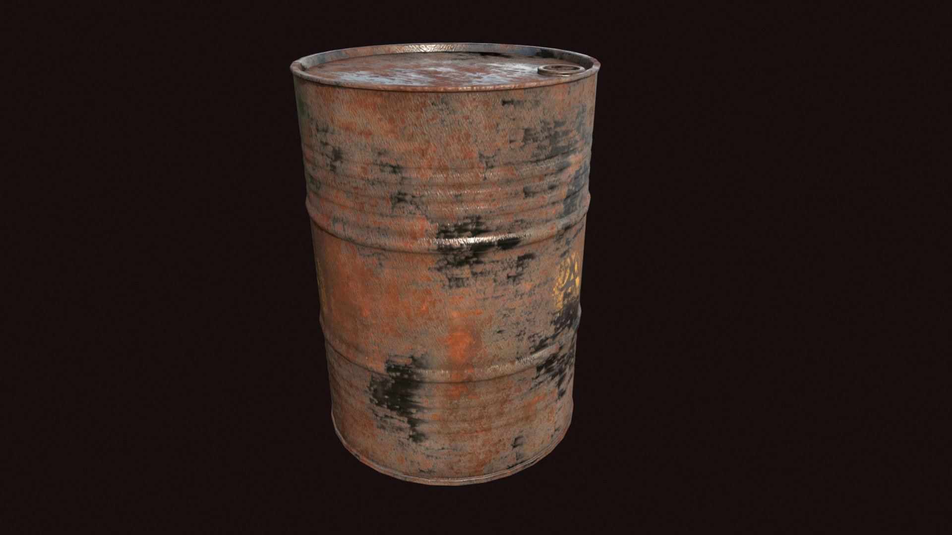 Old rusted Metal Barrel - Download Free 3D model by Be-Ru (@beru837 ...
