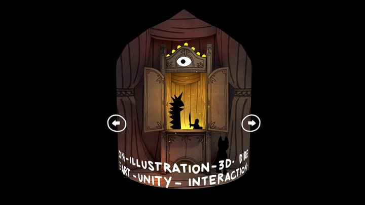 Interaction 3D models - Sketchfab