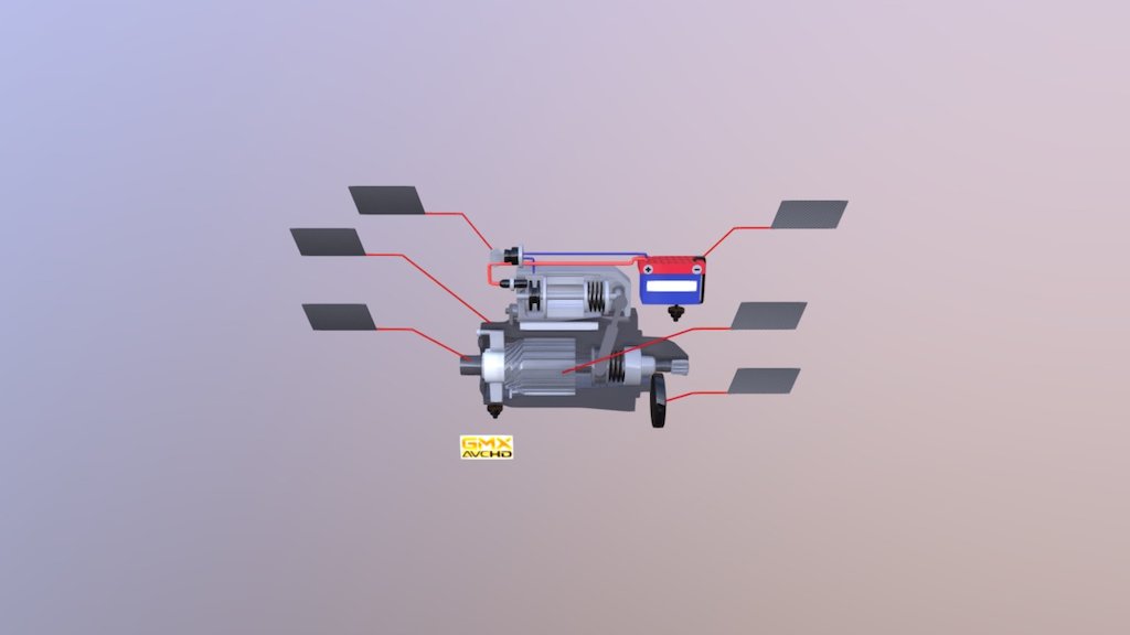 06- Car Motor+ Checkpoint - 3D model by nattapon [5a84d37] - Sketchfab
