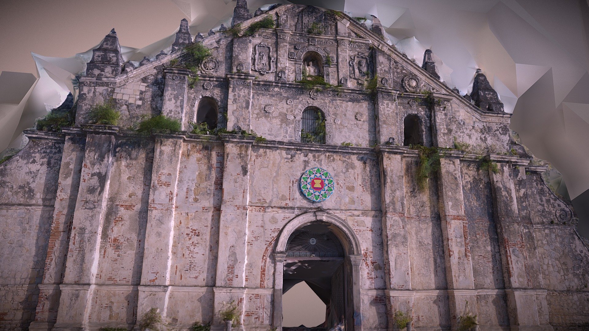Paoay Facade - 3D model by harzilla [5a85db1] - Sketchfab