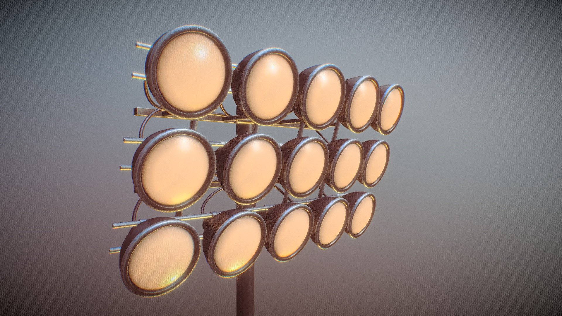 Flood Light - 3D model by reinerSCT [5a86802] - Sketchfab