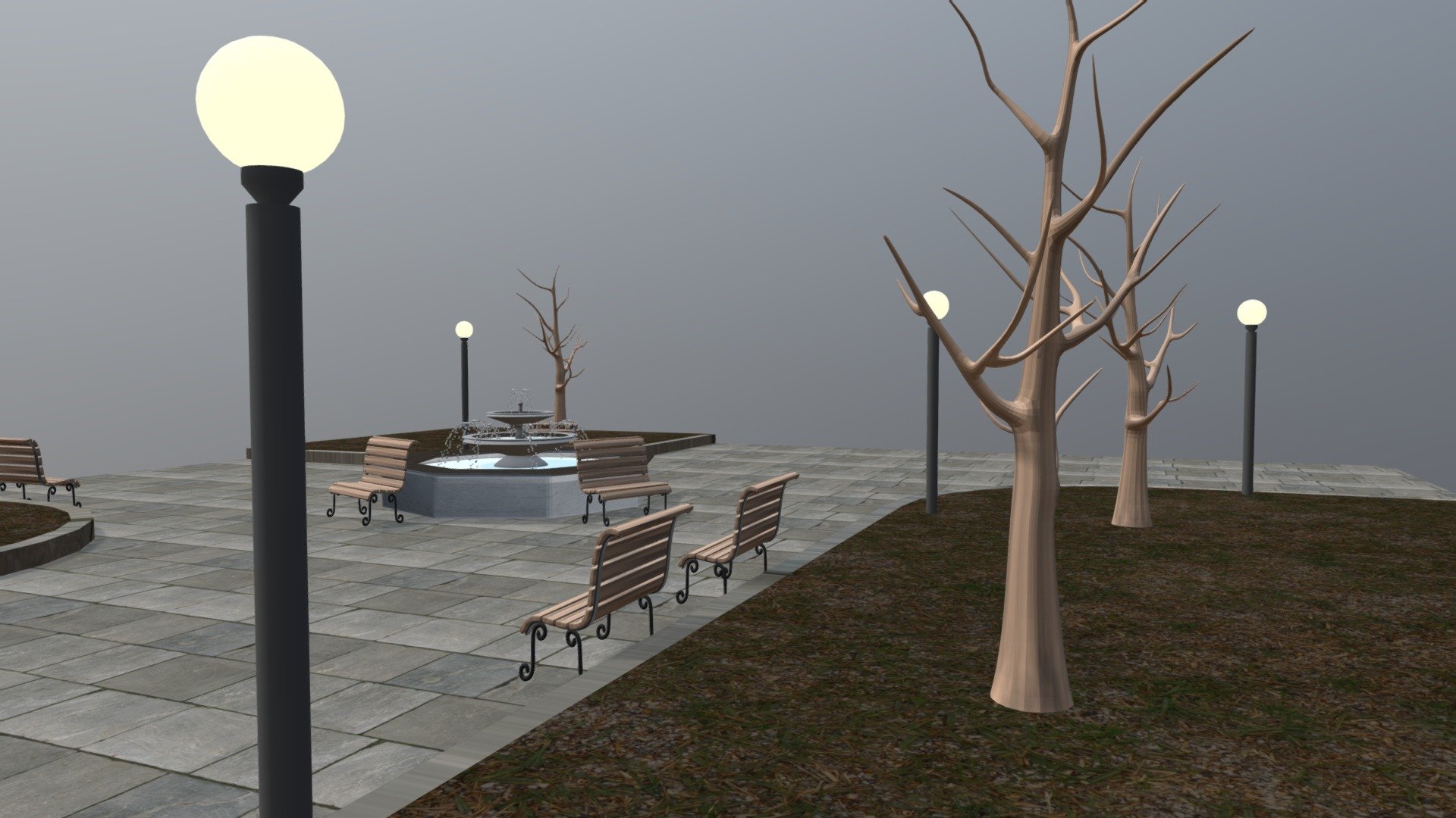 Garden Environment - Download Free 3D model by Berdi (@gumantarab ...