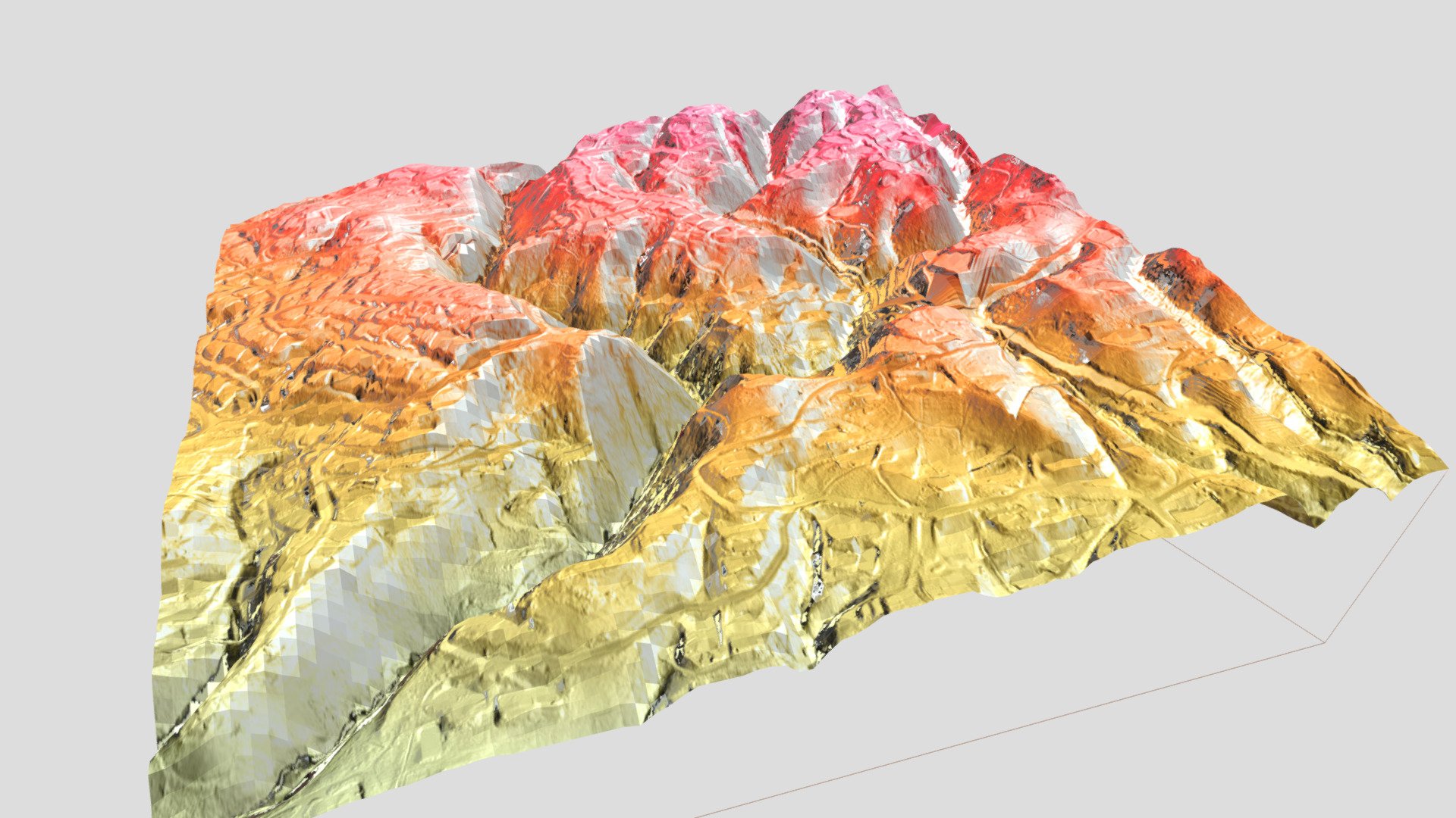 Slope map of the Rolling Hills area - Download Free 3D model by Mahdi ...