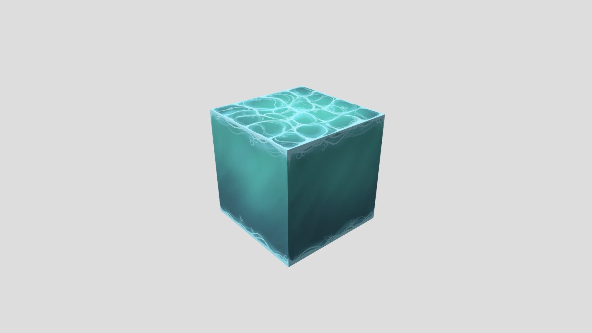 Cube Water - 3D model by moecess [5a8e070] - Sketchfab