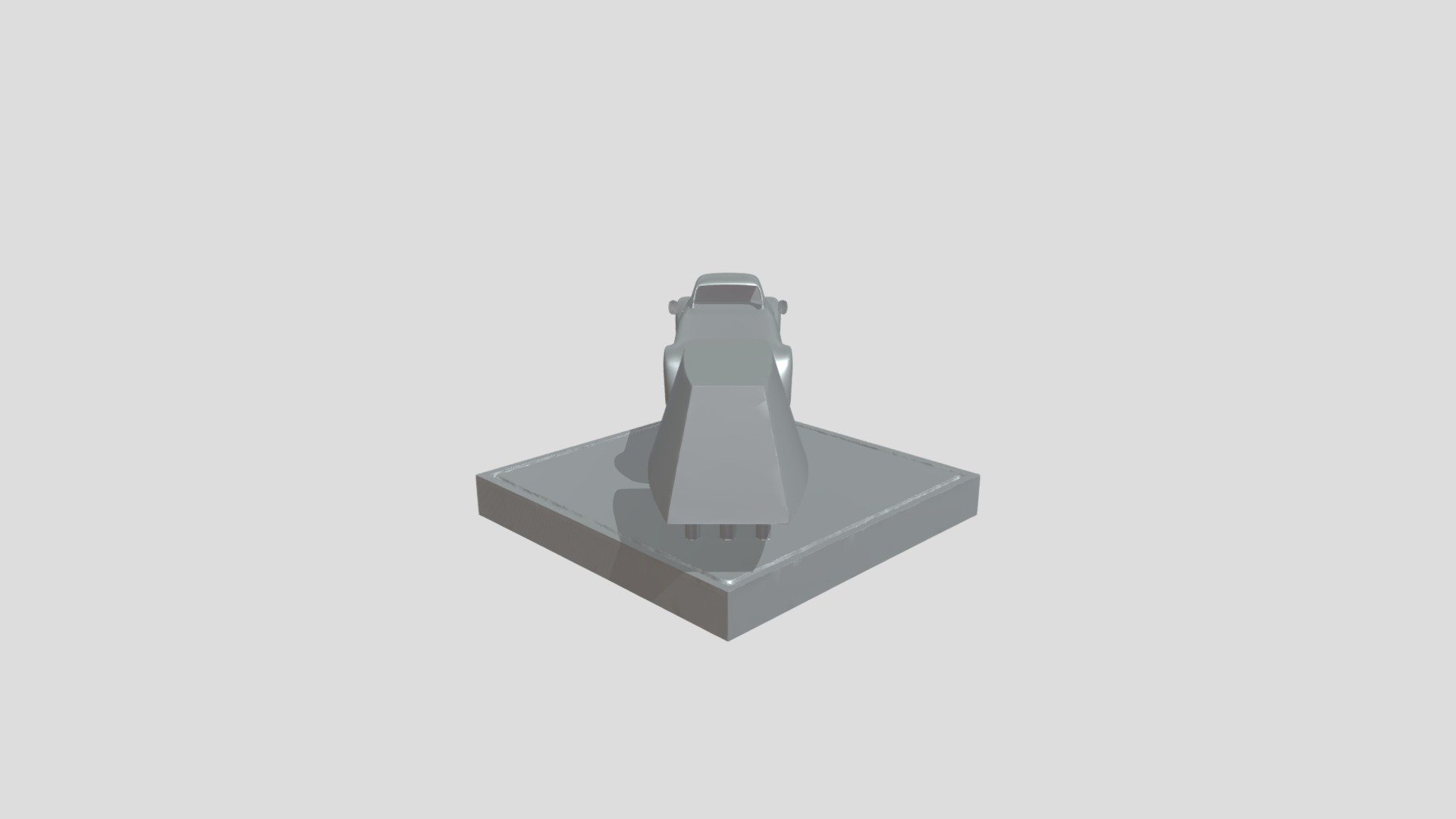 cartoonish car on platform - 3D model by georgesaba1221 [5a8e94e ...