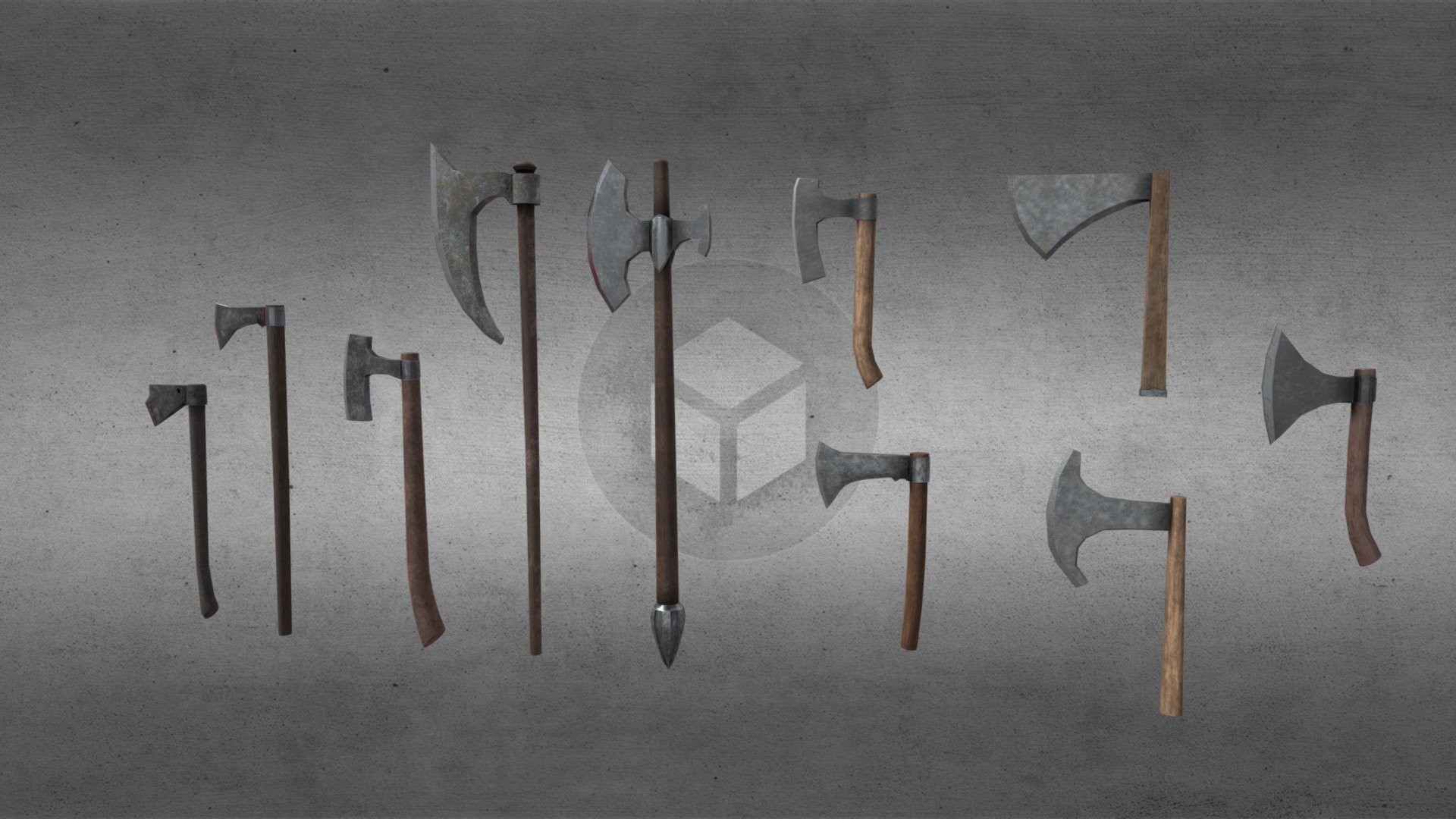 Axe Package - Buy Royalty Free 3D model by LucasPresoto [5a941c7 ...