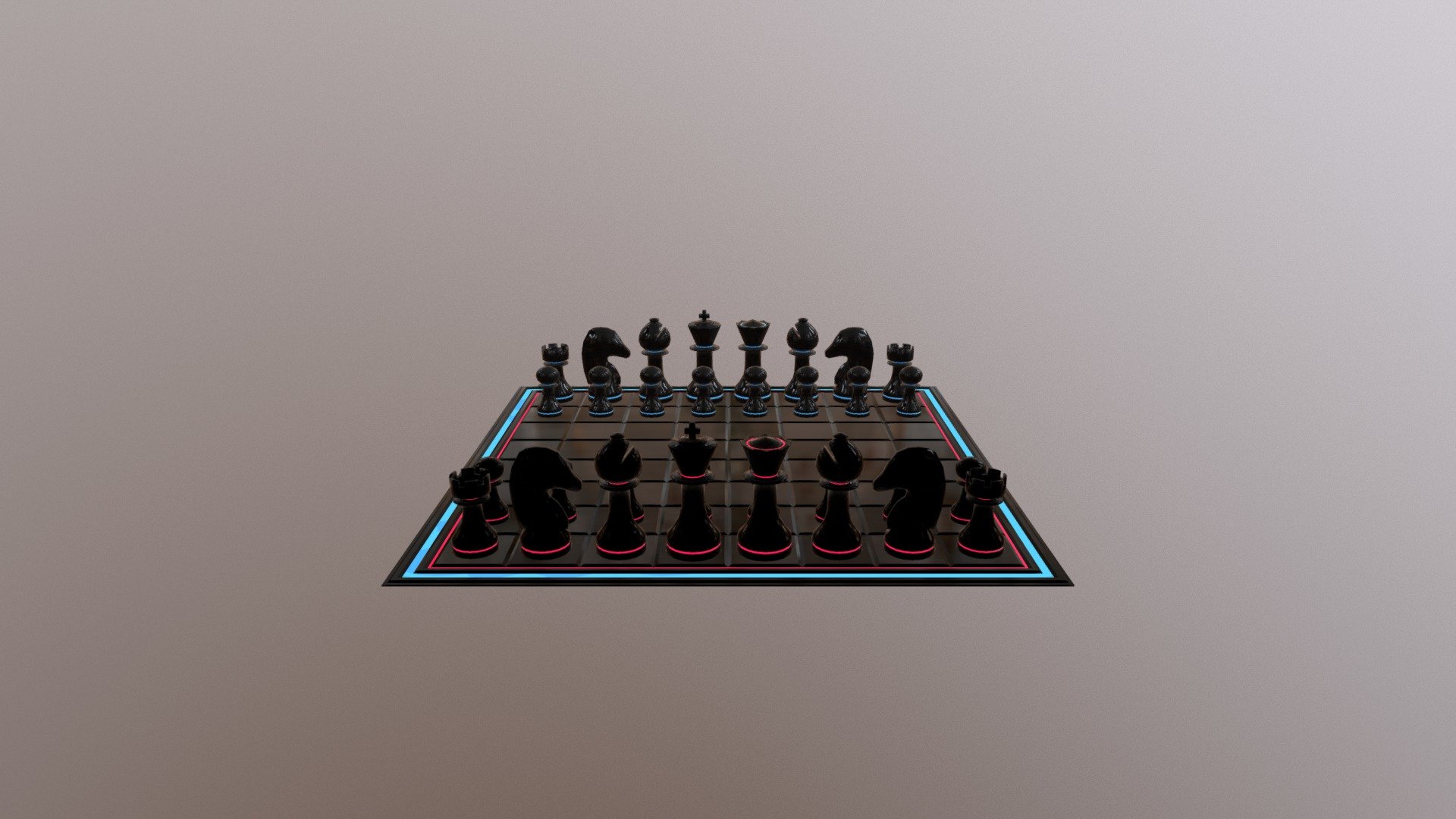 Tron Chess - 3D model by Tara_N7 [5a94eaf] - Sketchfab