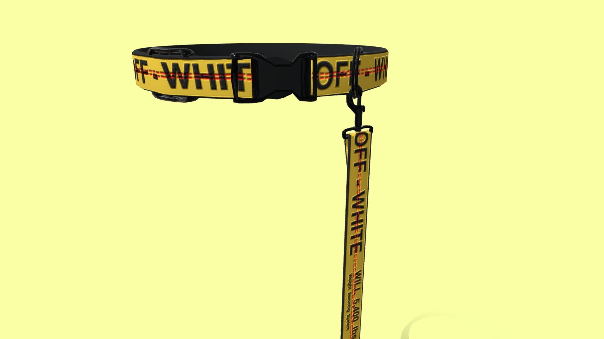 OFF - WHITE Inspired "Collar" - 3D model by BloodTea (@bloodtea ...