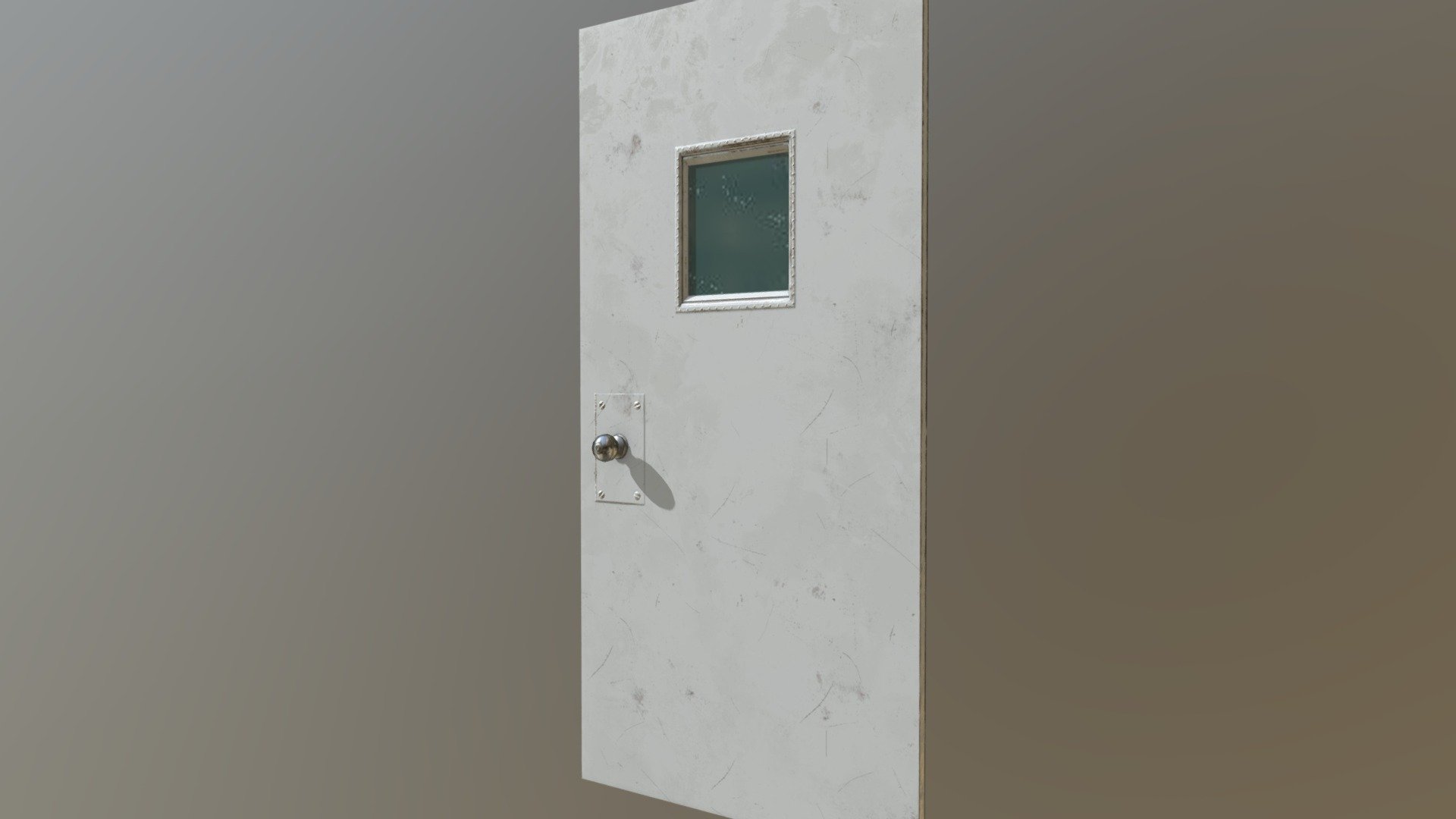 Metal door - Download Free 3D model by neverfollow81 [5a99d50] - Sketchfab
