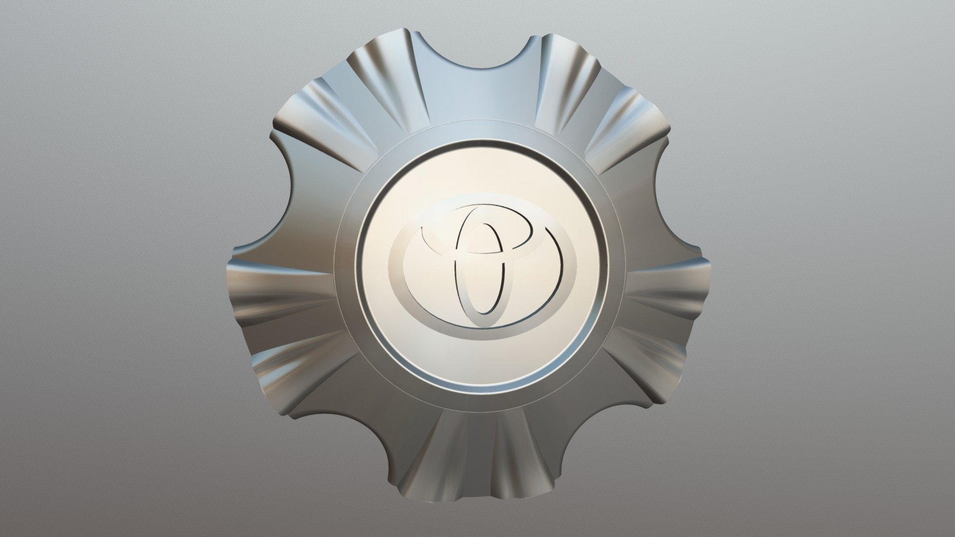 Toyota car wheel hubcap - 3D model by eshtechrus@gmail.com (@eshtech ...