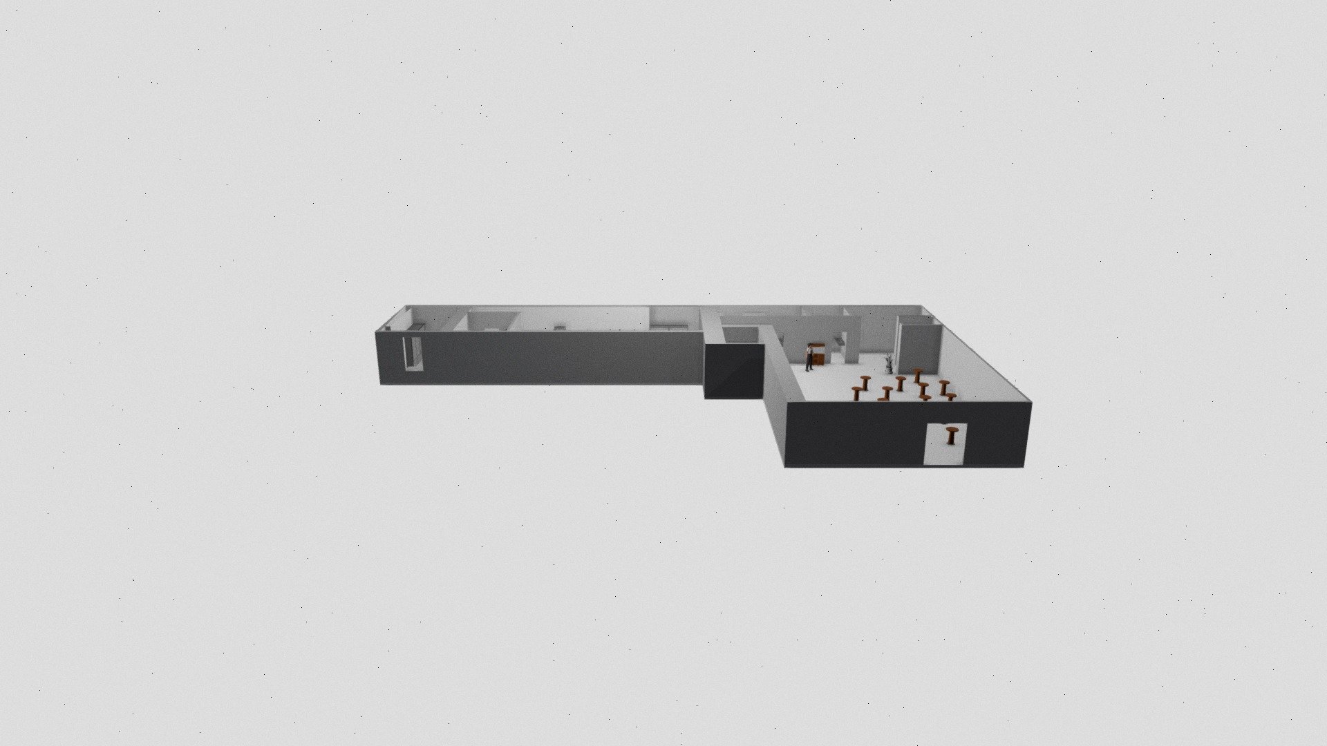 Restaurant model - 3D model by RKS (@fifchiking) [5a9cfd9] - Sketchfab