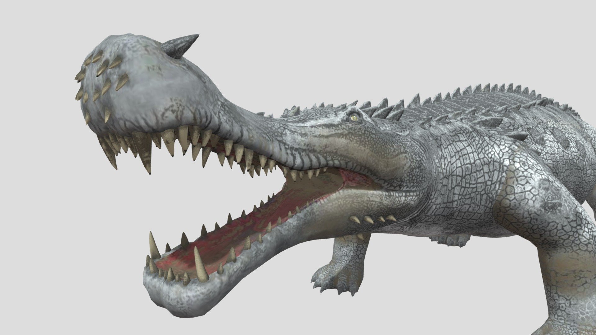 Sarcosuchus - Download Free 3D model by Tim The Ichthyovenator ...