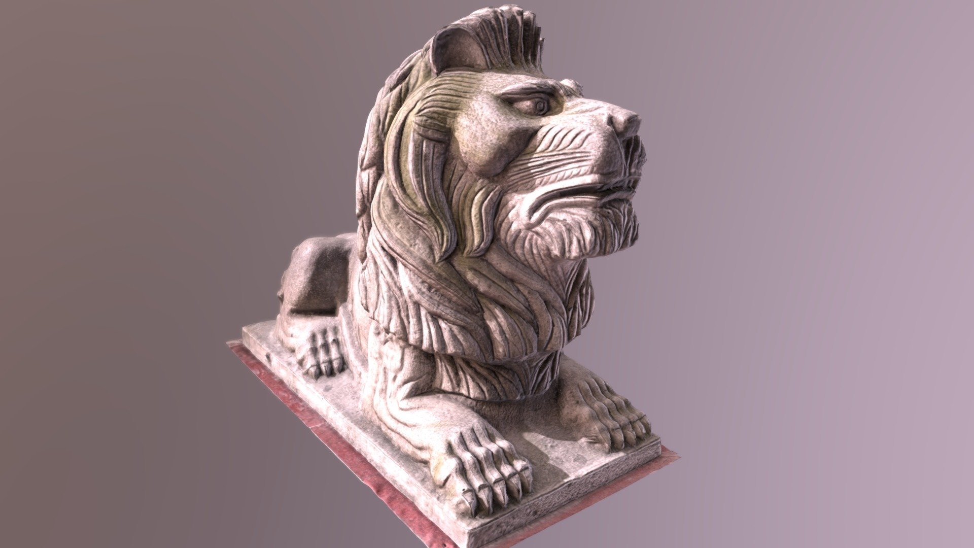 Stone Lion scan_male - Buy Royalty Free 3D model by lv3628800 [5a9e038 ...