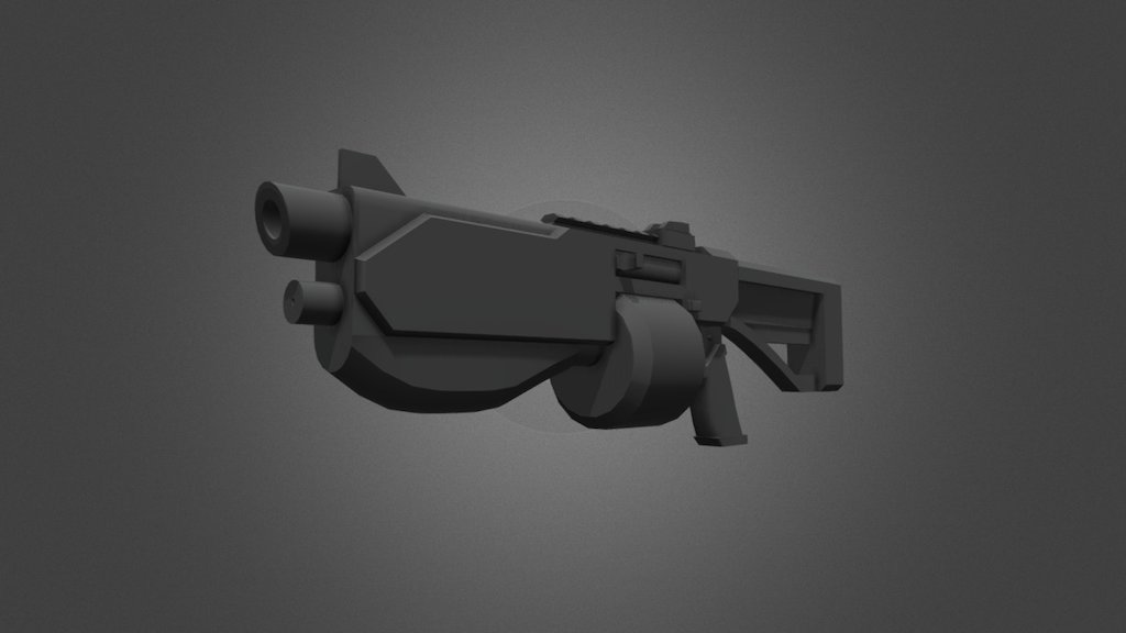 Basic_Shotgun - 3D model by bren0200 [5a9e9a1] - Sketchfab