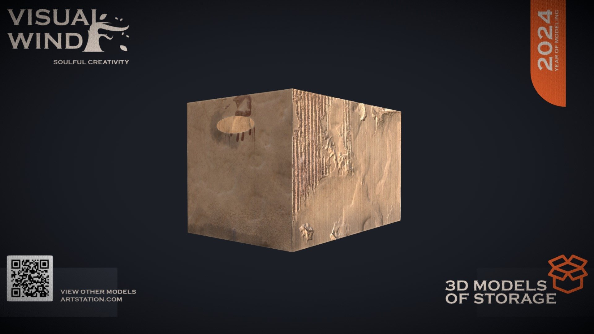 Cardboard box - картонная коробка - Download Free 3D model by Visual ...