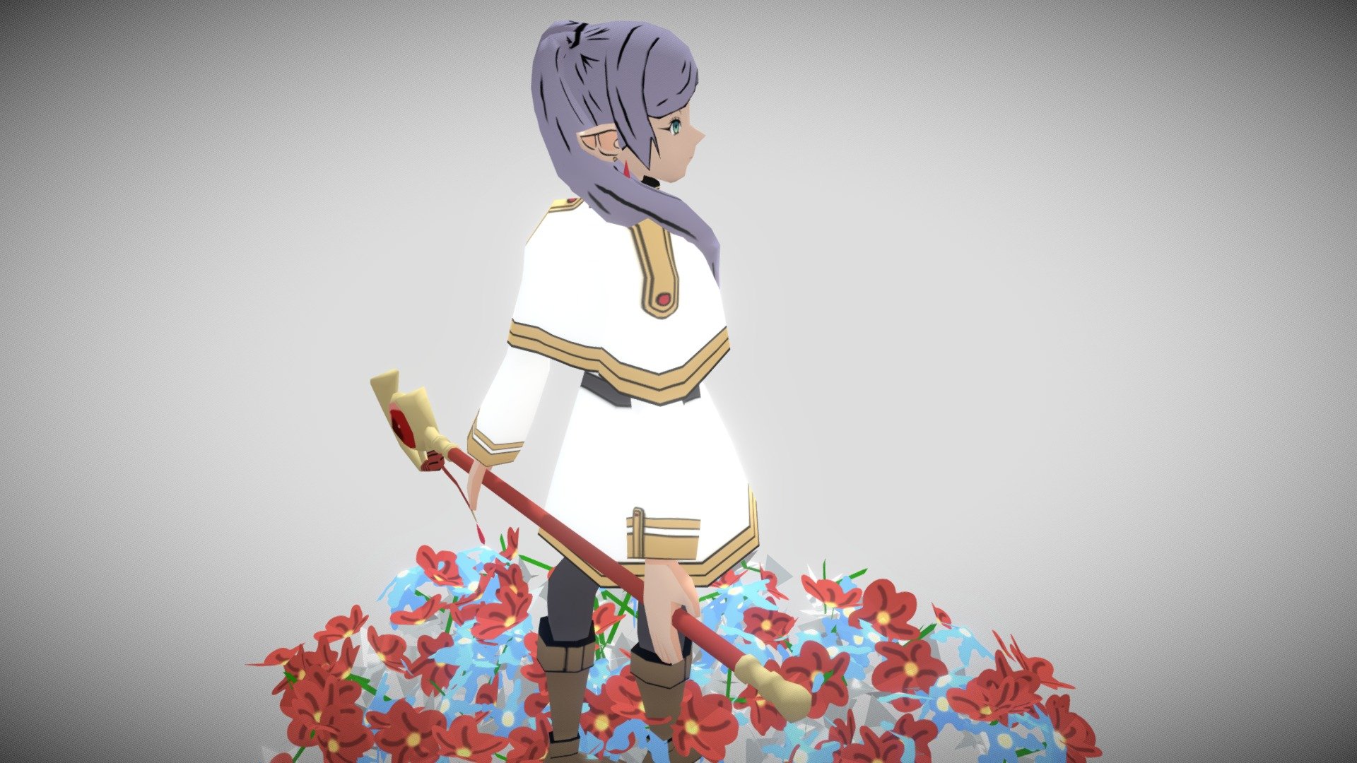 Frieren - 3D model by marty87ita [5aa0673] - Sketchfab